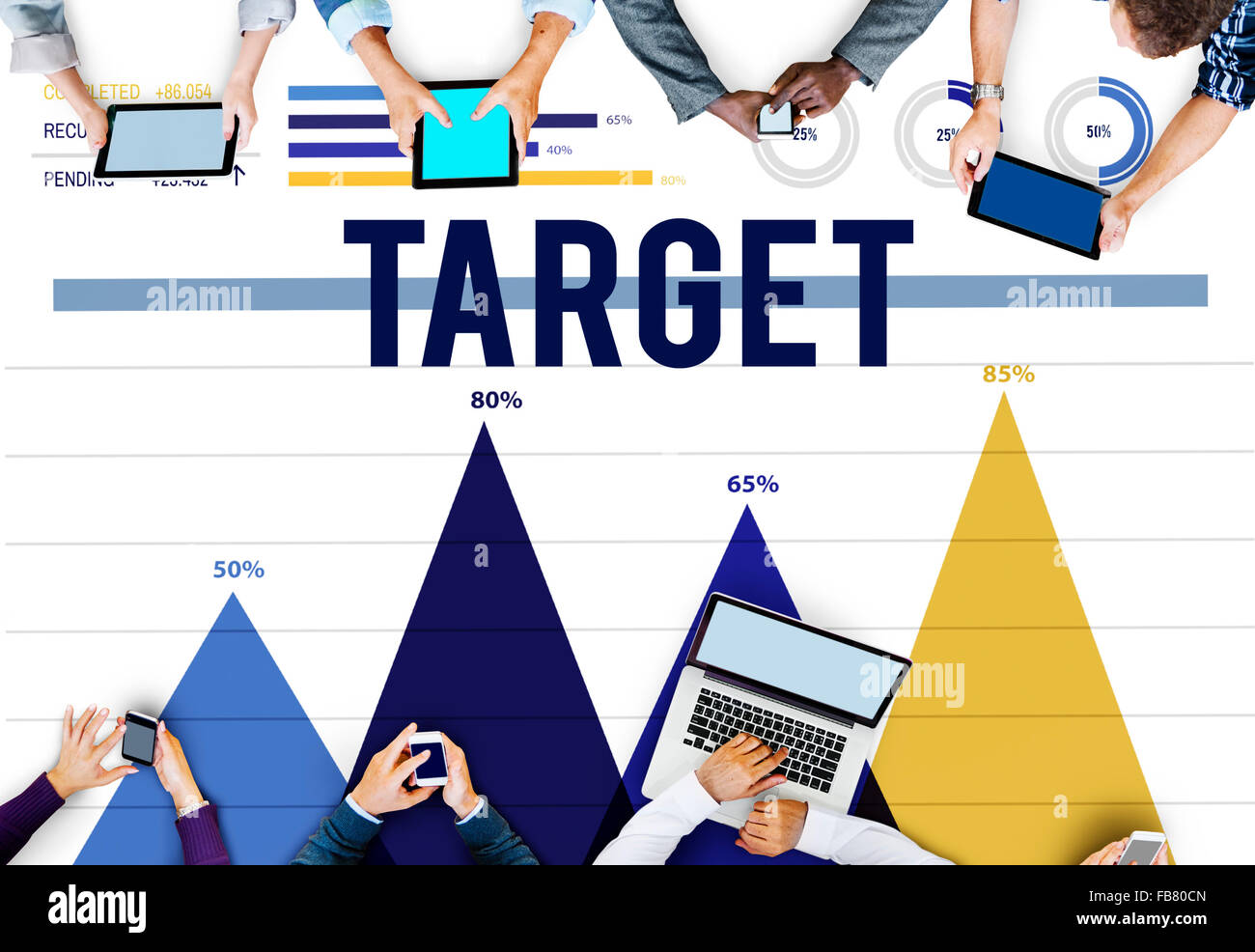 Target Goal Vision Aspiration Success Inspiration Concept Stock Photo ...