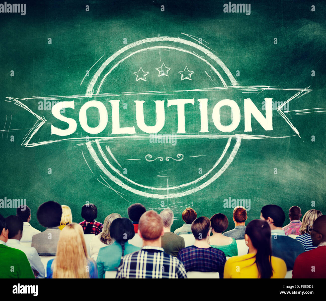 Solution Problem Solving Organization Management Concept Stock Photo ...
