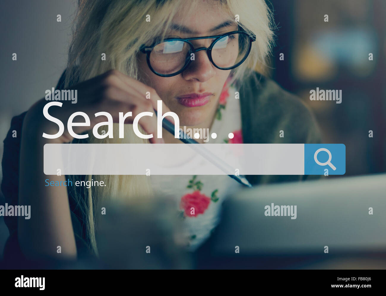 Search Seo Online Internet Browsing Web Concept Stock Photo - Alamy