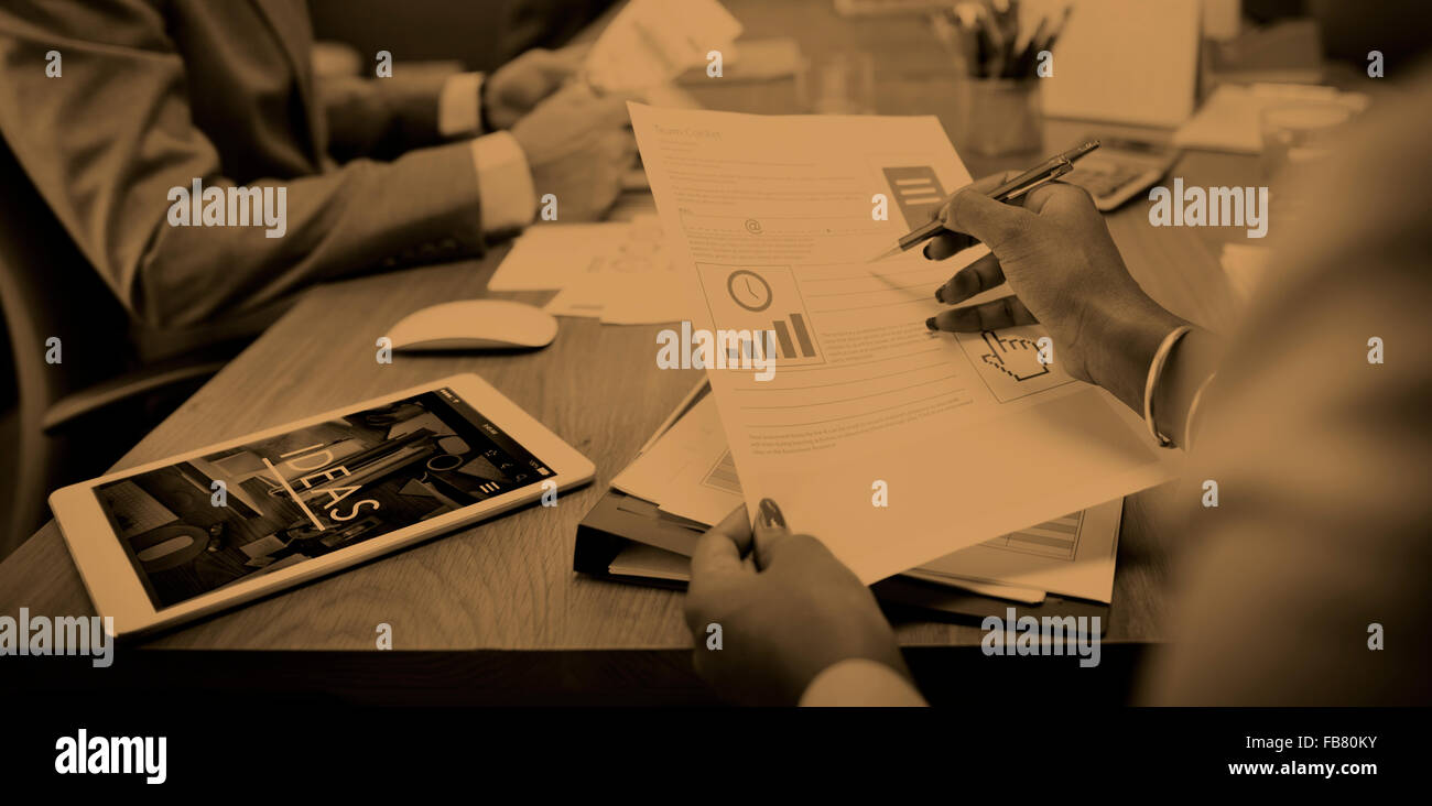Business People Meeting Corporate Connection Teamwork Concept Stock ...