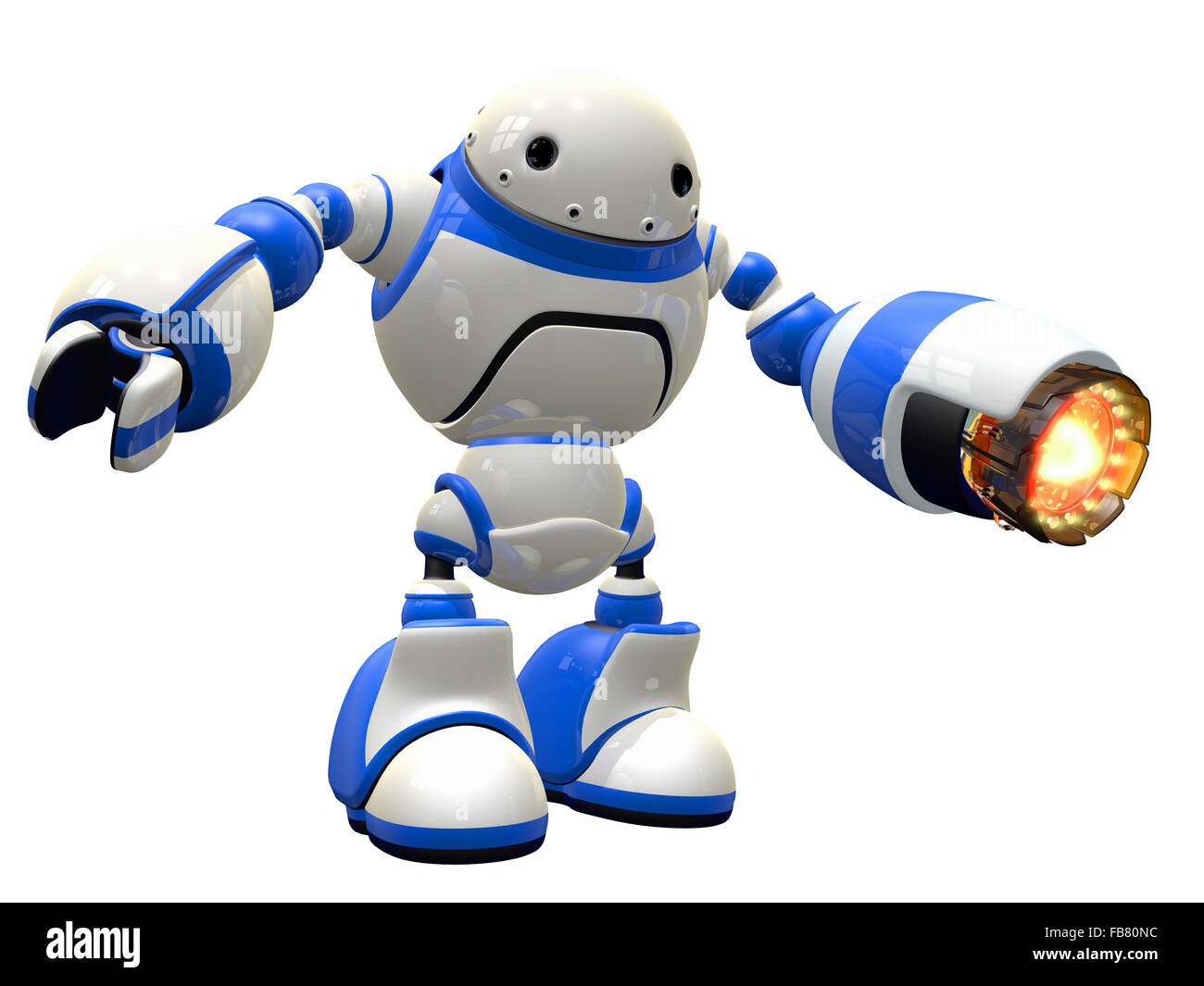 Industrial robot sort battle bot Cut Out Stock Images & Pictures - Alamy