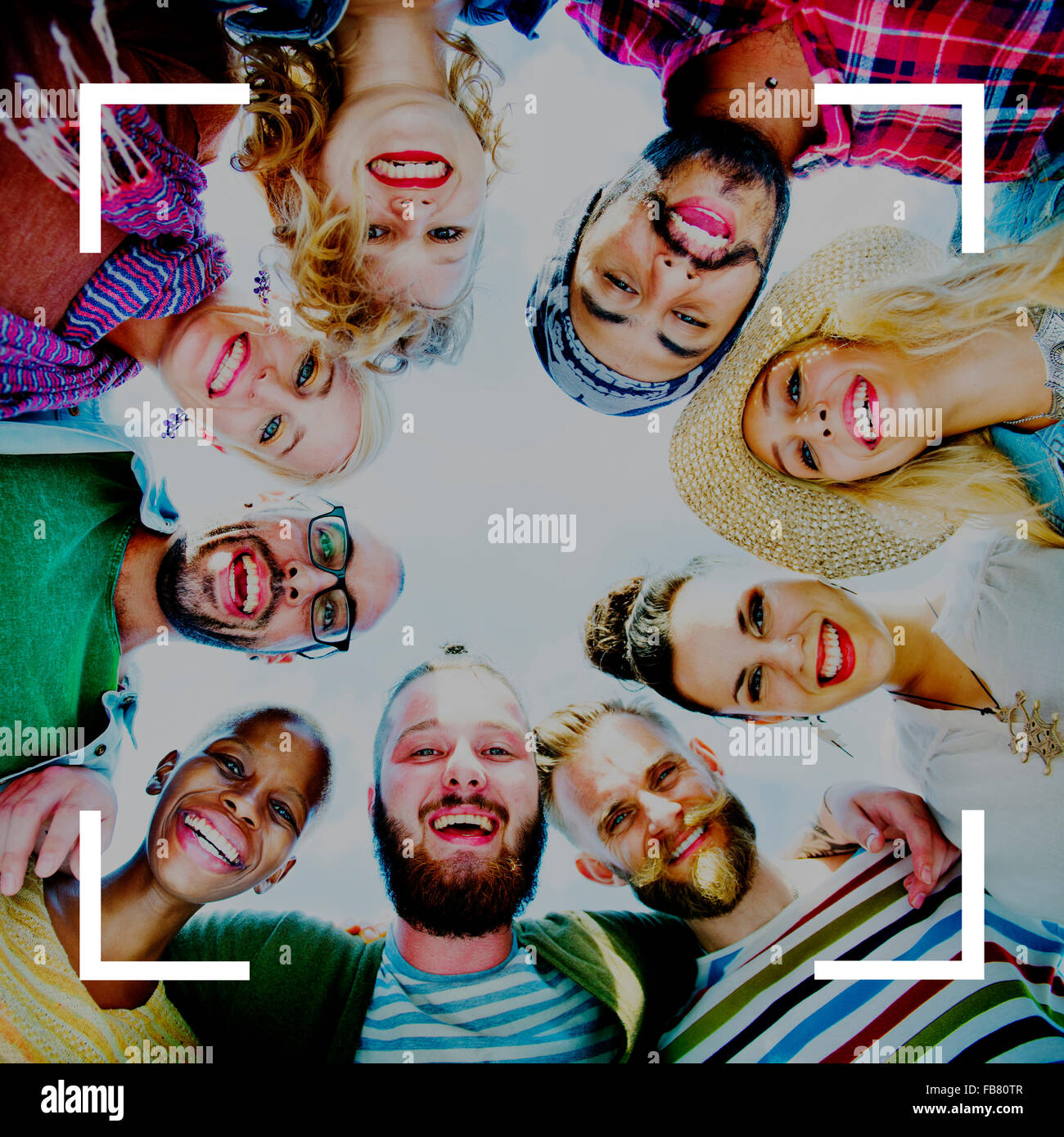 Camera Focus Frame Border Copy Space Concept Stock Photo - Alamy