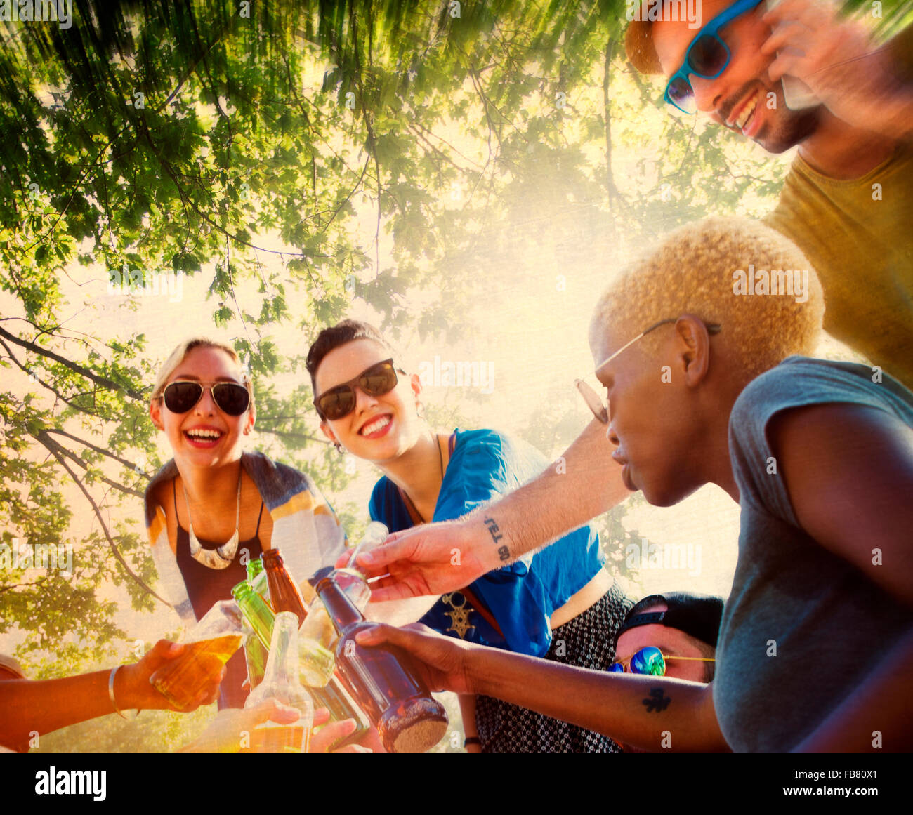 Diverse People Friends Hanging Out Concept Stock Photo - Alamy