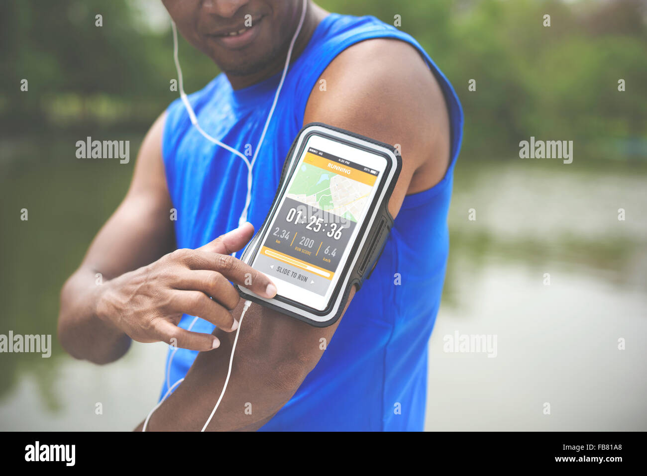 Exercising Healthy Jogging Wellness Relaxing Concept Stock Photo - Alamy