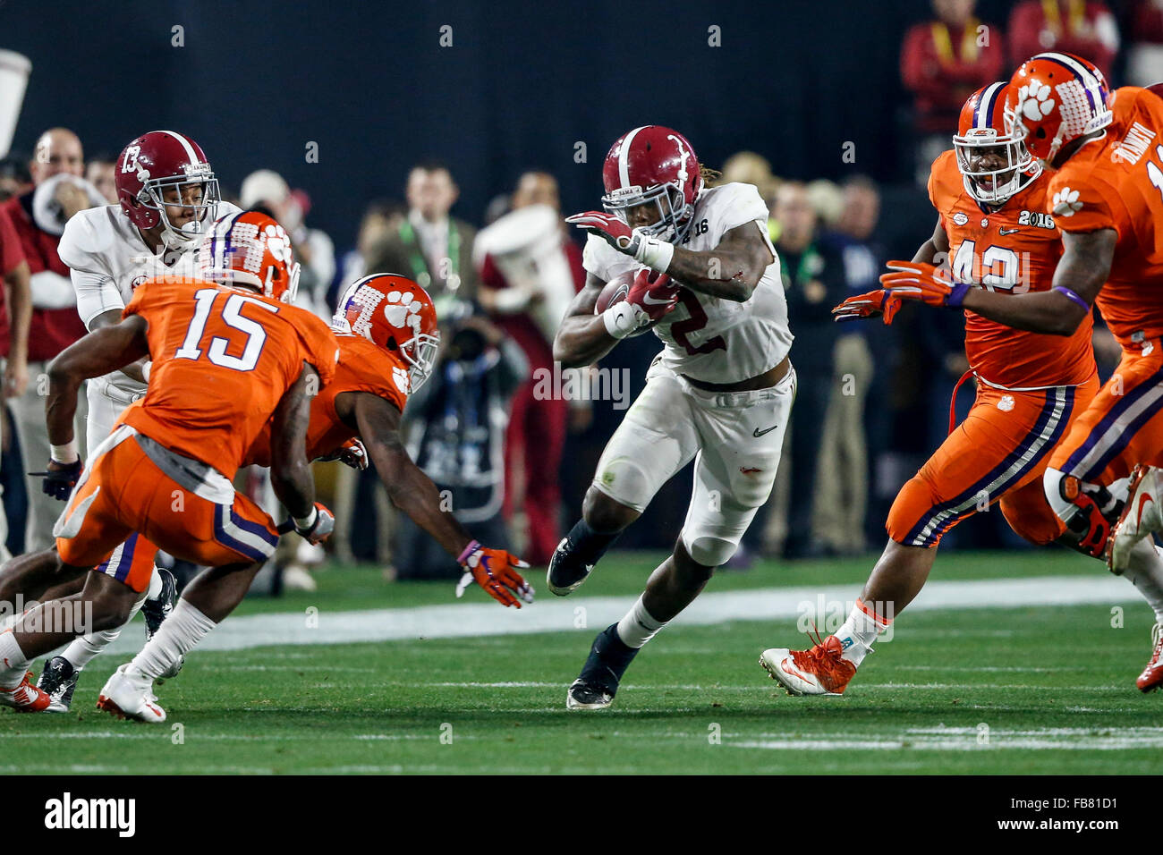 January 11, 2016: Alabama Crimson Tide running back Derrick Henry (2 ...