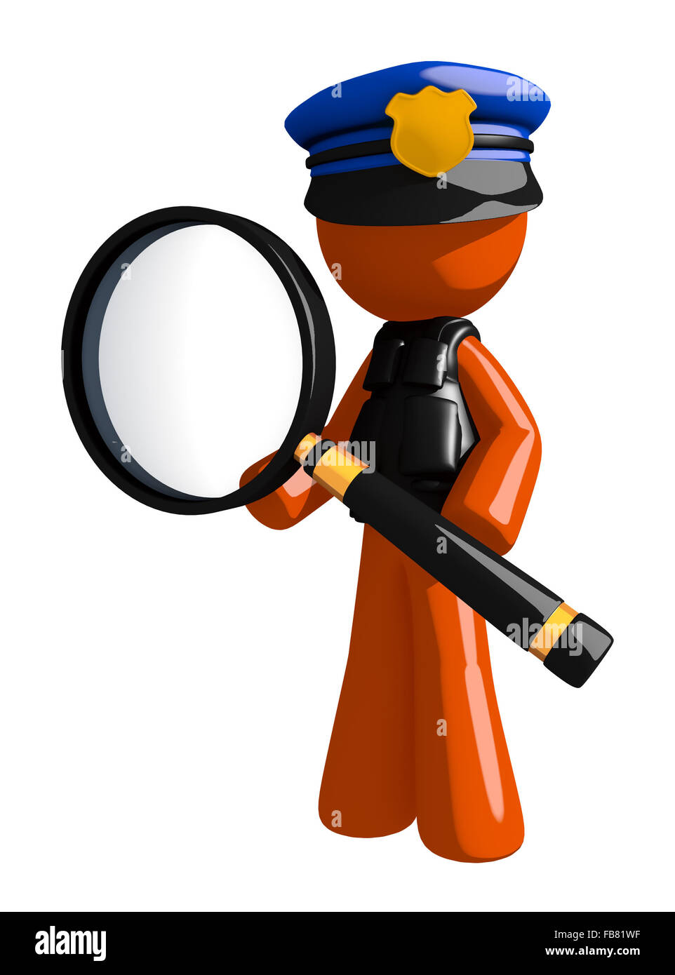 Security officer standing in Cut Out Stock Images & Pictures - Alamy