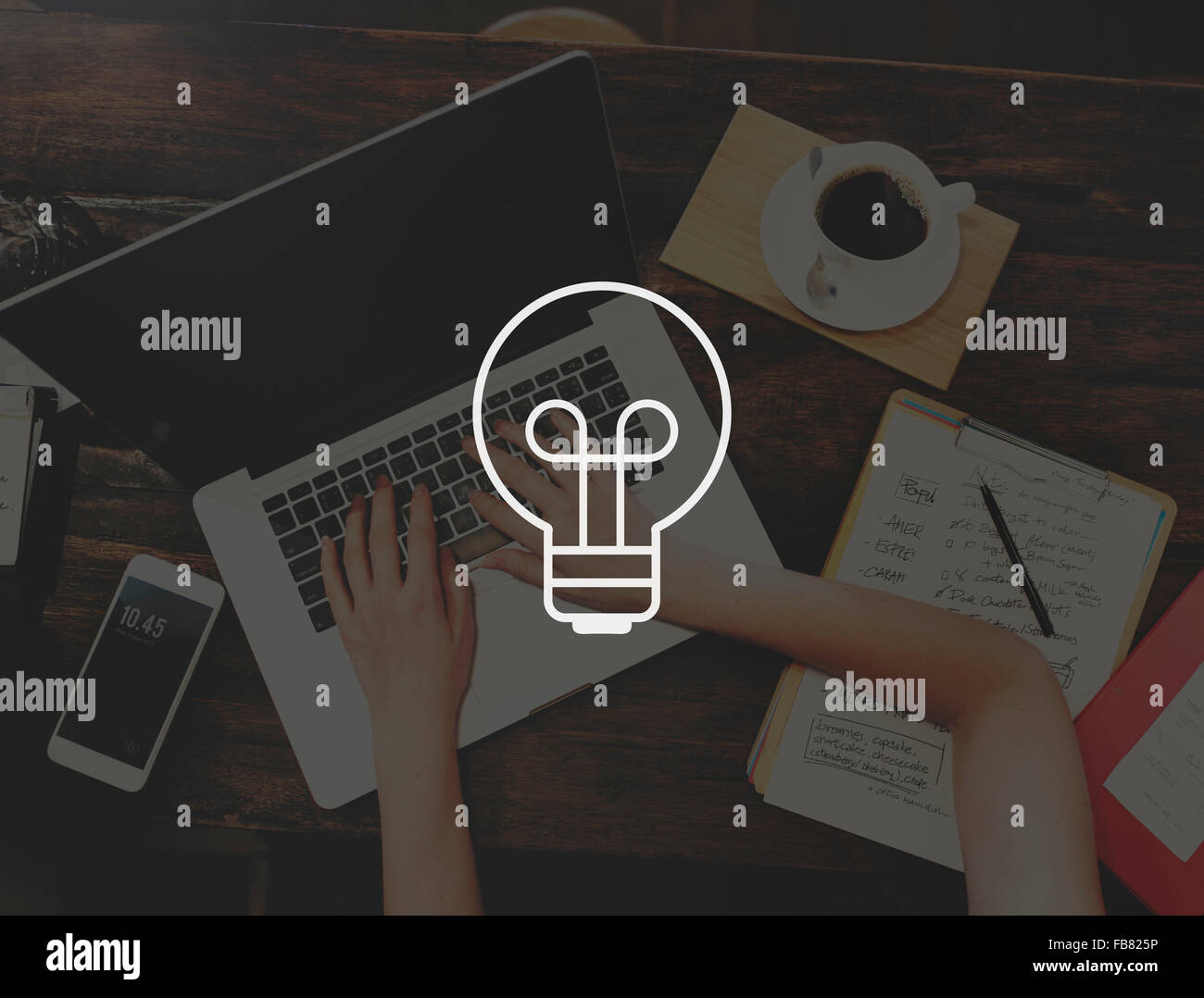 Ideas Thinking Strategy Creativity Planning Inspiration Concept Stock ...