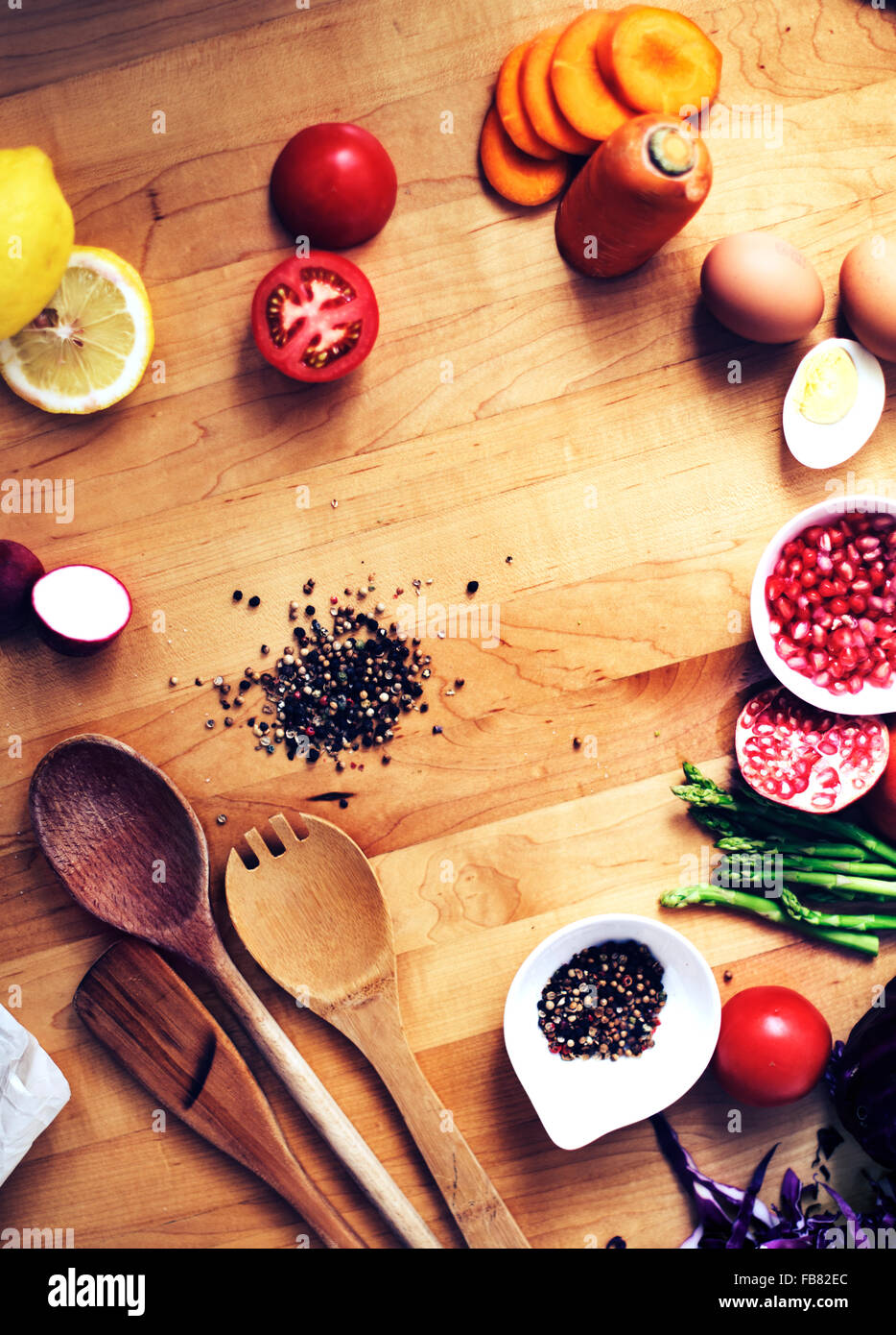 Cooking Preparation Culinary Ingredient Kitchen Concept Stock Photo - Alamy