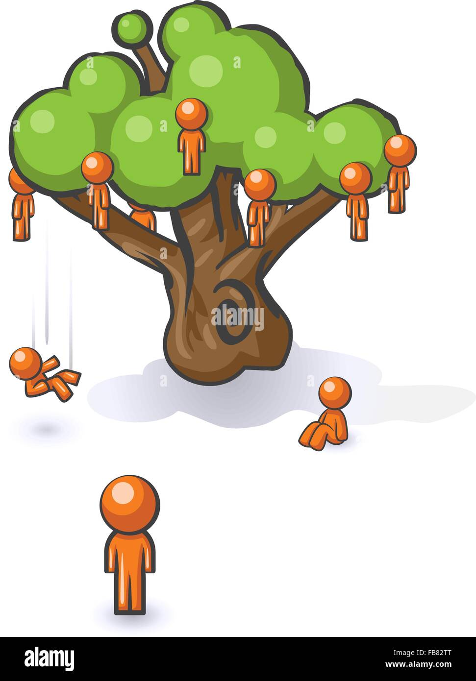 Apple Falling From Tree Animation