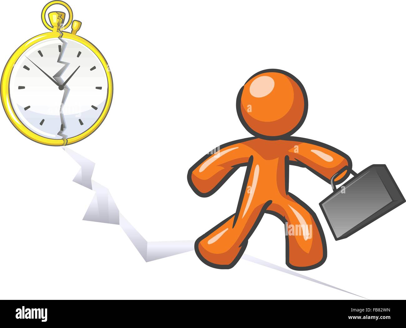 Concept time running out Stock Vector Images - Alamy
