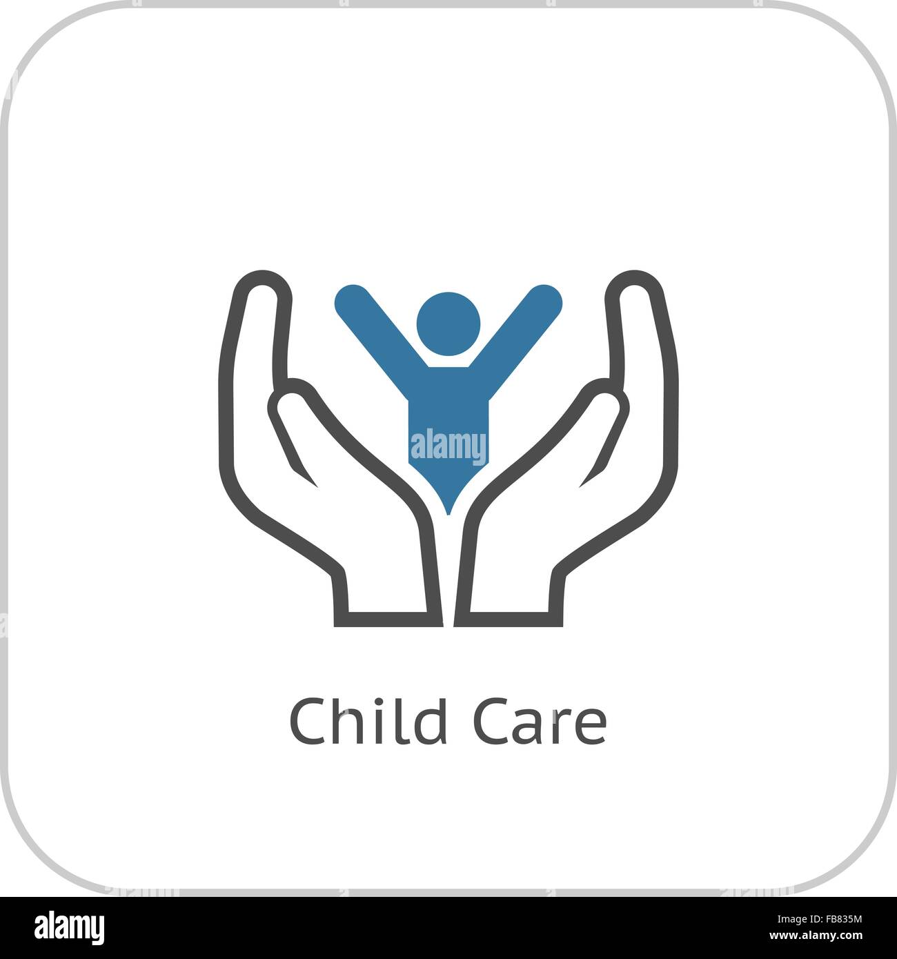 Child and care silhouette Stock Vector Images - Alamy