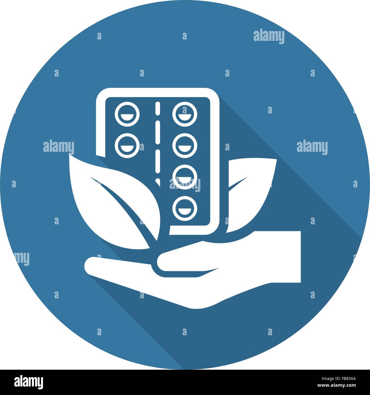 Herbal Medicine Icon. Flat Design Stock Vector Image & Art - Alamy