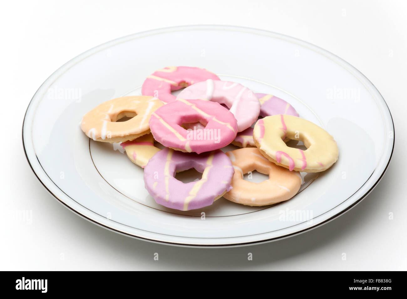 Fox's party ring biscuits Stock Photo - Alamy