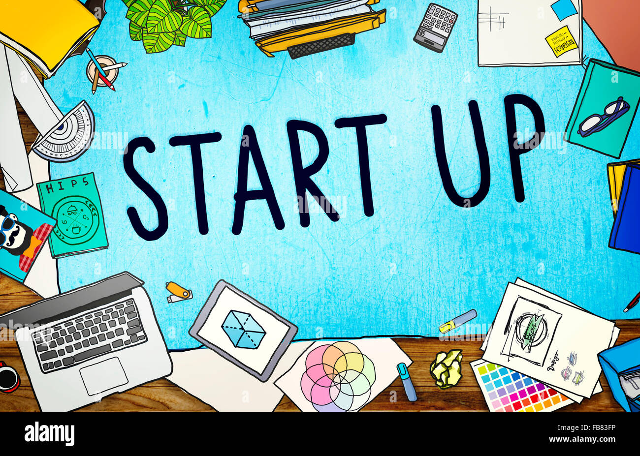 Start up Business Opportunity Development Success Concept Stock Photo ...