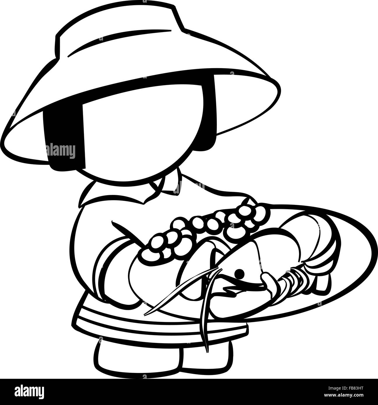 Vendor tray Stock Vector Images - Alamy