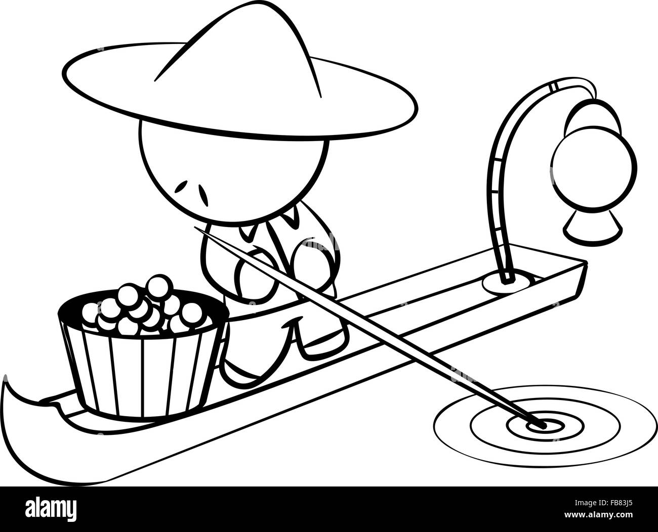 Asian in line Black and White Stock Photos & Images - Alamy