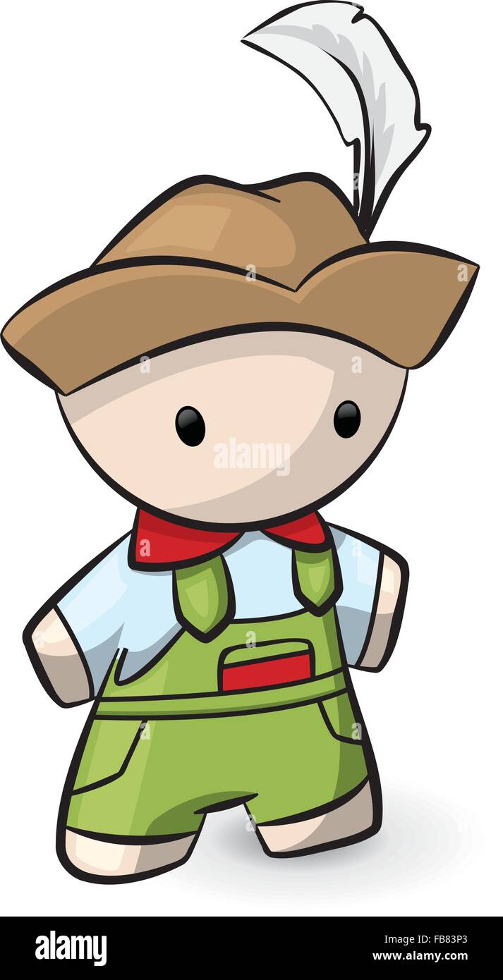 Man in overalls Stock Vector Images - Alamy