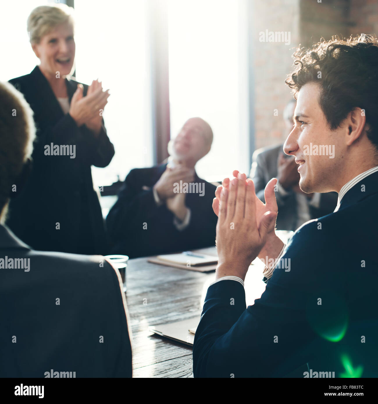 Corporate Business Team Achievement Success Concept Stock Photo - Alamy