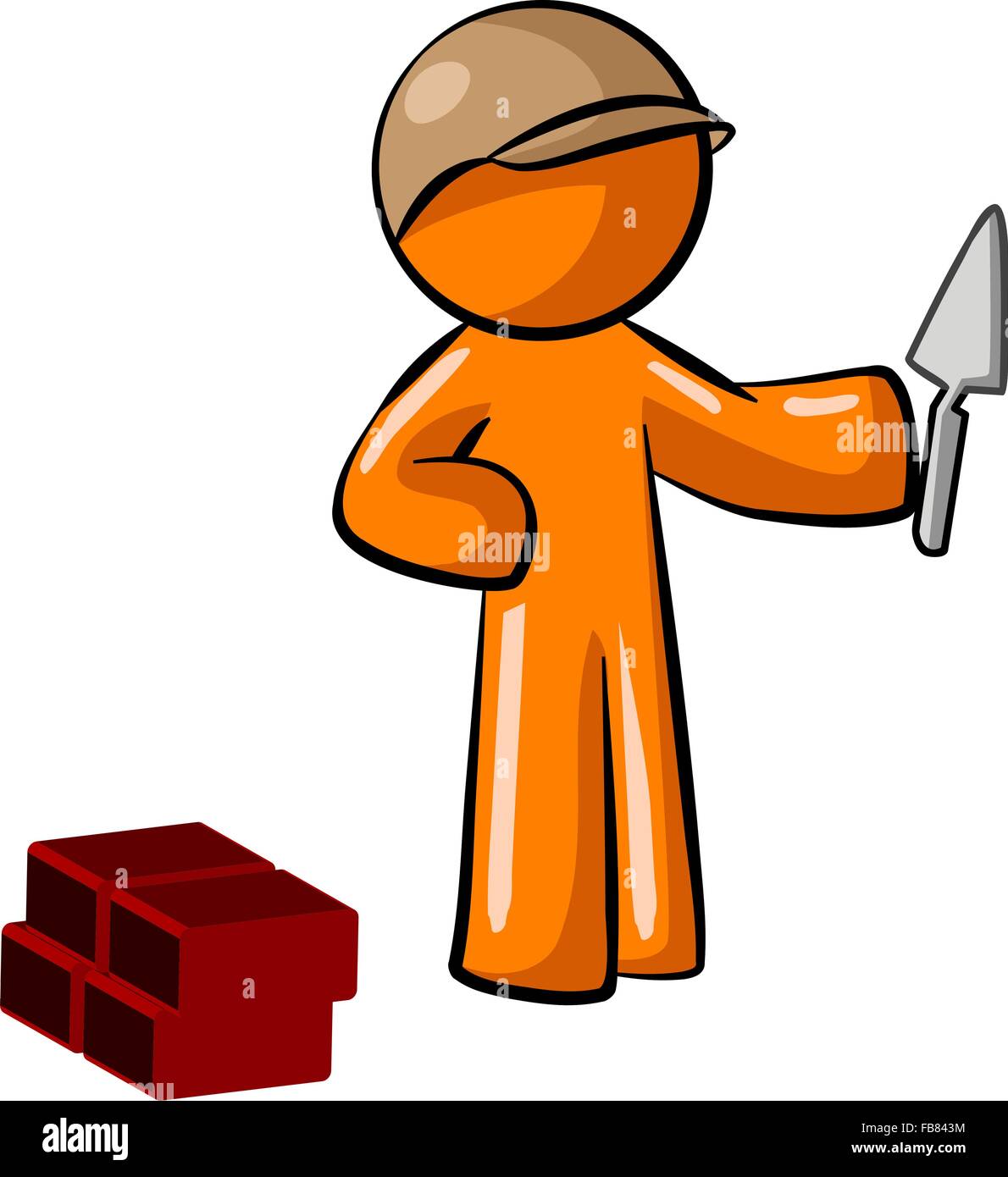 Stoneworker Stock Vector Images - Alamy