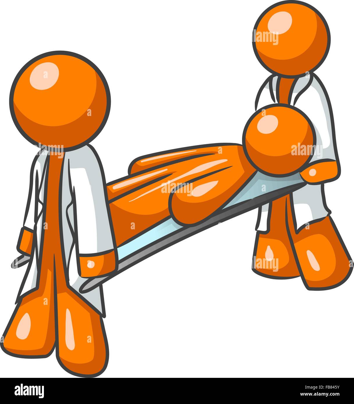 Man being carried Stock Vector Images - Alamy