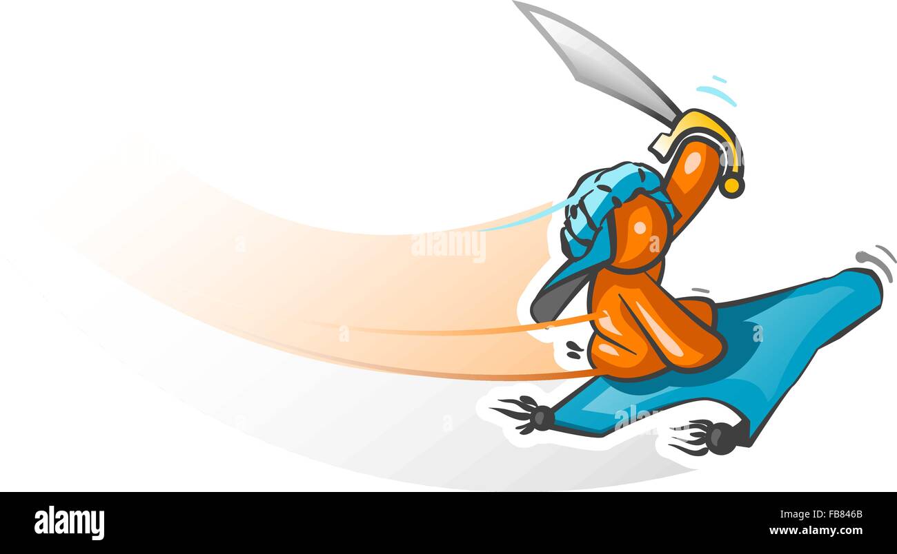 Man ready to attack Stock Vector Images - Alamy