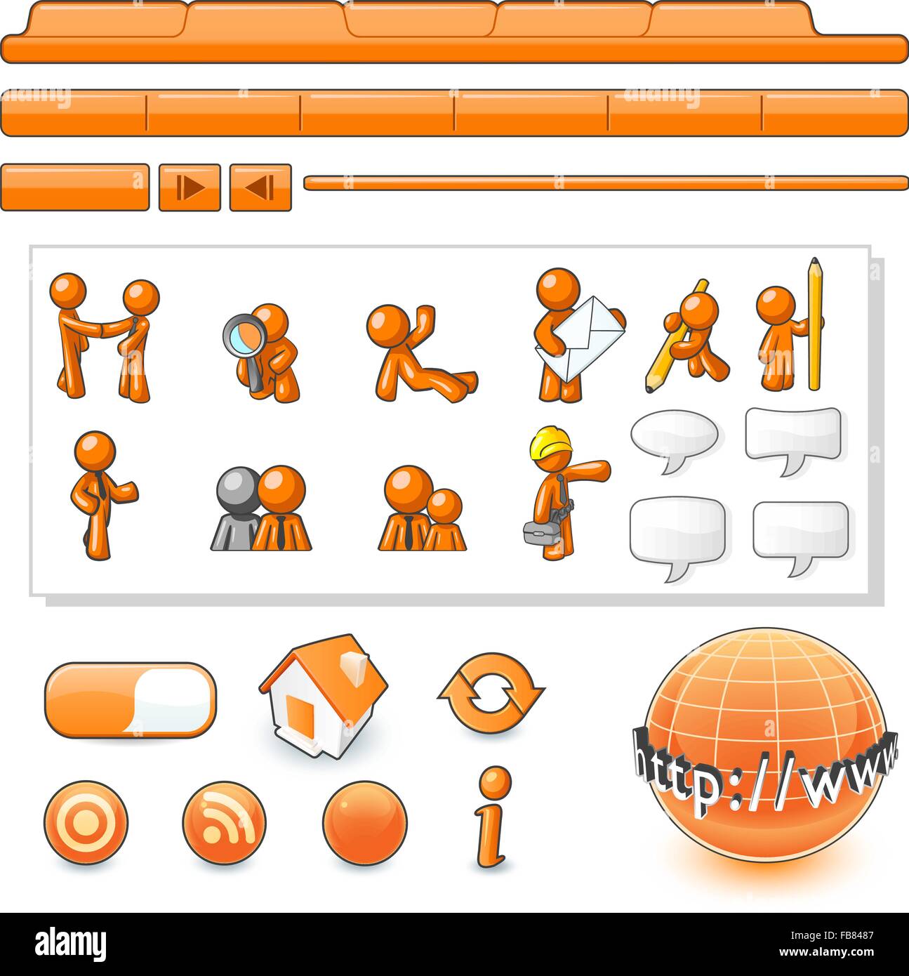 Person web Stock Vector Images - Alamy