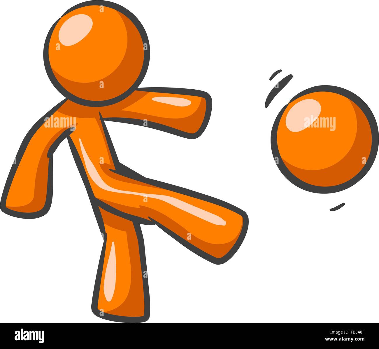 Head kick goal Stock Vector Images - Alamy