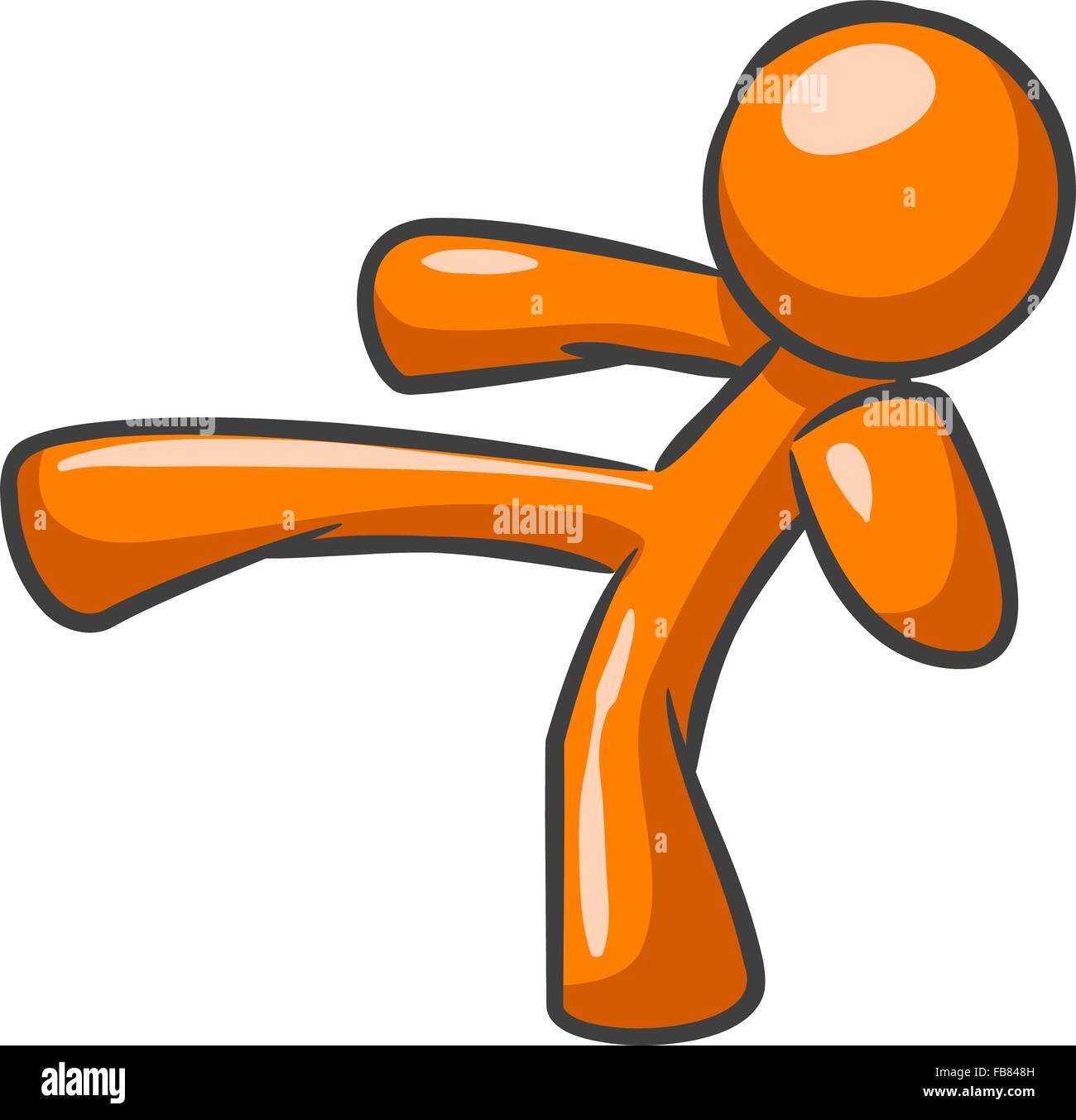 Bright orange self Stock Vector Images - Alamy