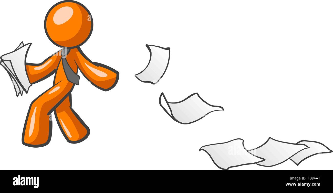 Man walking leaving office Stock Vector Images - Alamy