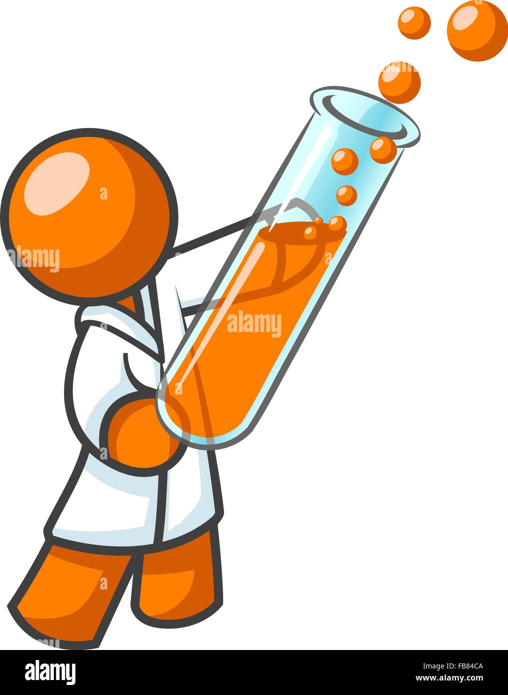 Big orange instrument Stock Vector Images - Alamy
