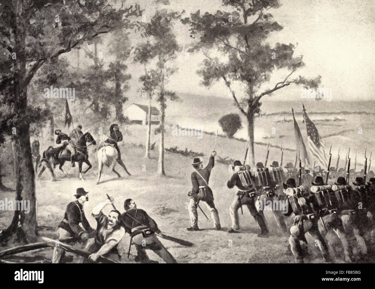 First day of battle of gettysburg hi-res stock photography and images ...