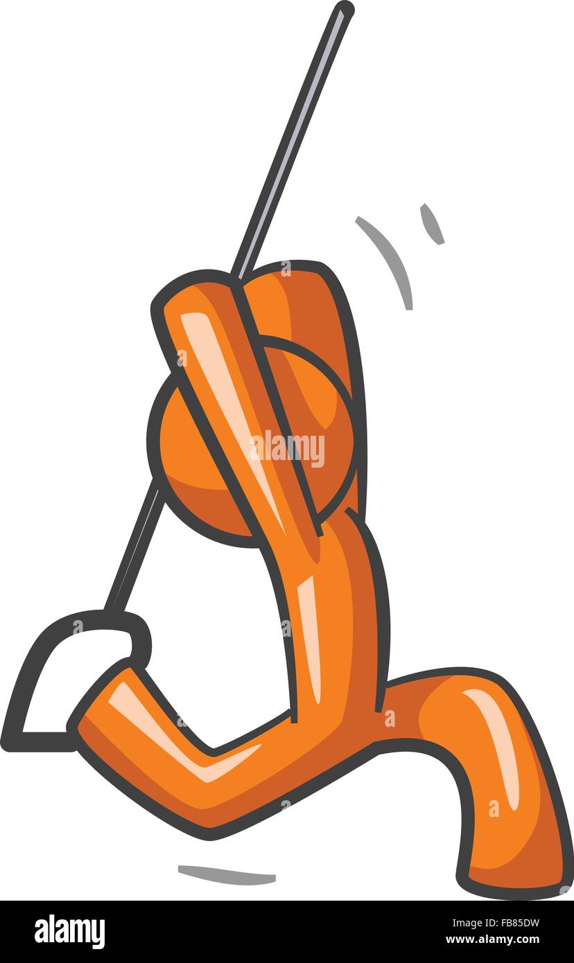 Orange for strength Stock Vector Images - Alamy