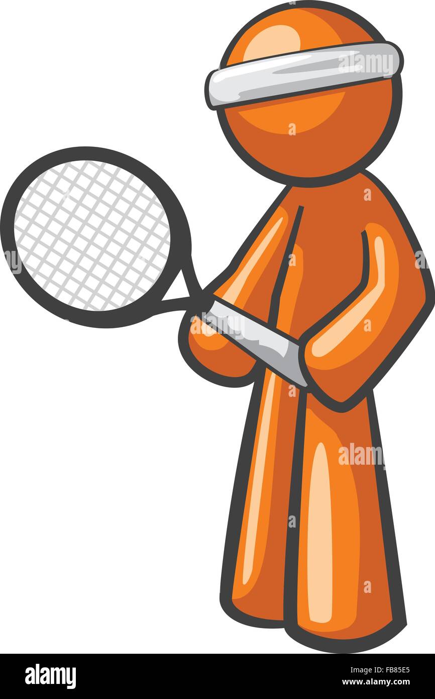 Tennis pose vector vectors hi-res stock photography and images - Alamy