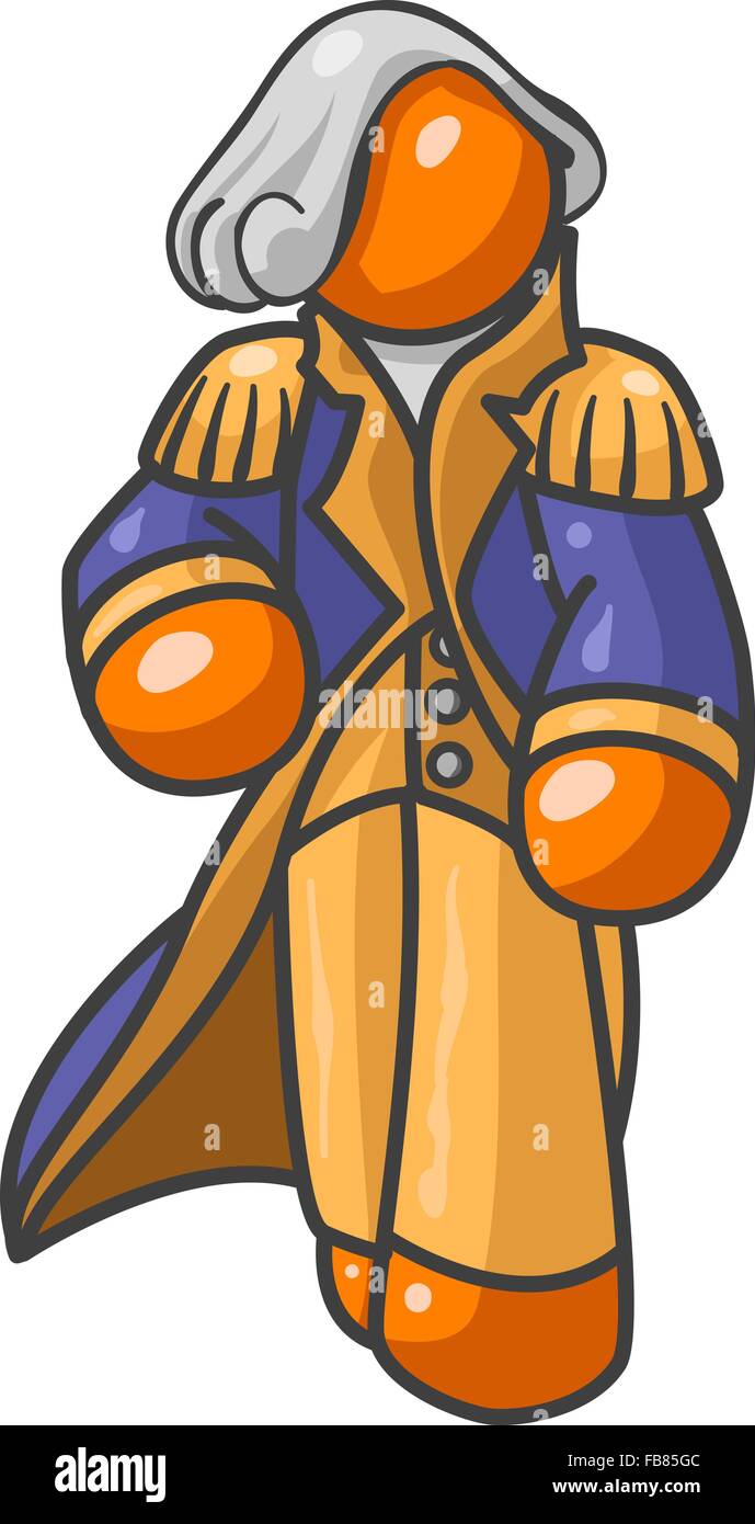 Wig orange Stock Vector Images - Alamy