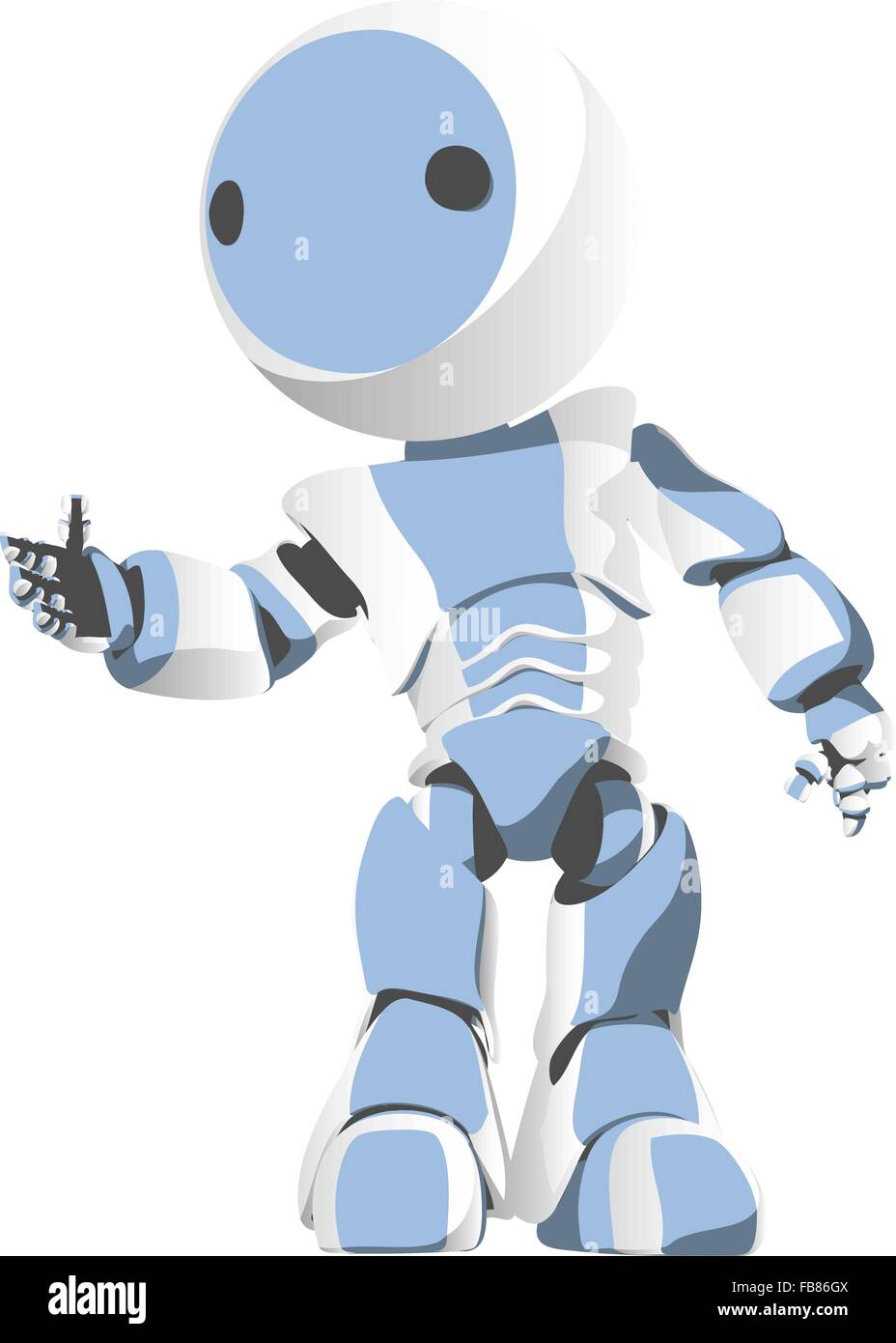 Holding out his hand in a gesture Stock Vector Images - Alamy