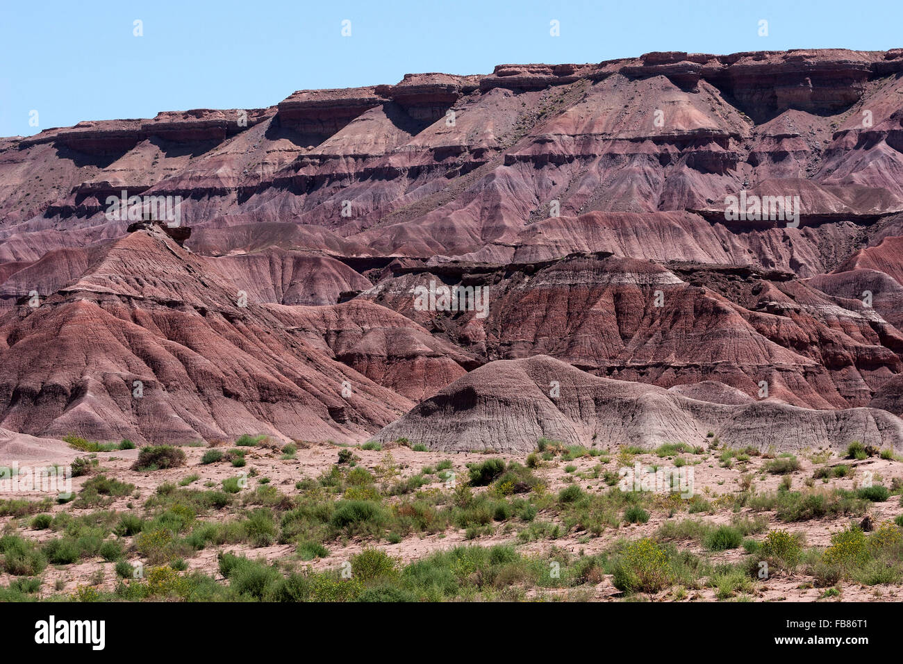 Red rock, rock formations, erosion, US Highway 89, at Cameron, Arizona ...