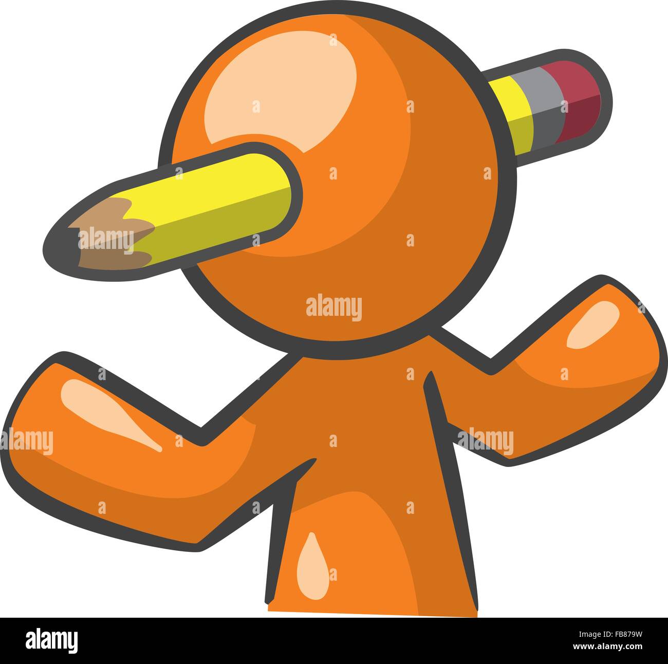 Writer's block Stock Vector Images - Alamy