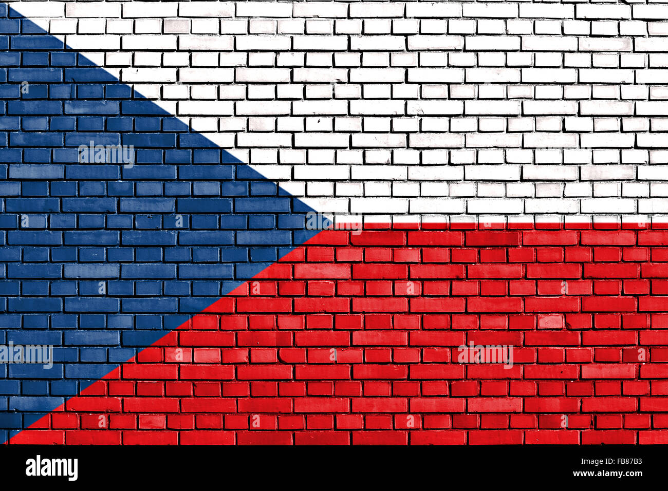 Czech flag on building hi-res stock photography and images - Alamy