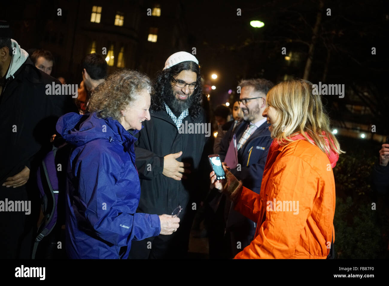 London, England,UK, 11th Jan 2016 : Shaker Aamer holds a Vigil to mark ...