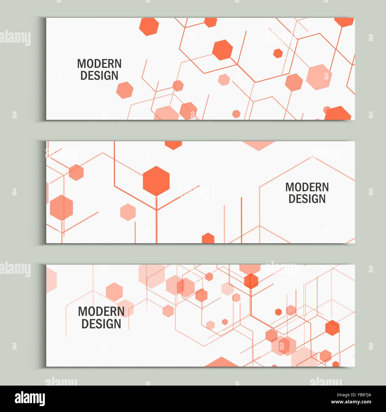 Modern Hexagon Design. Vector background Stock Vector Image & Art - Alamy