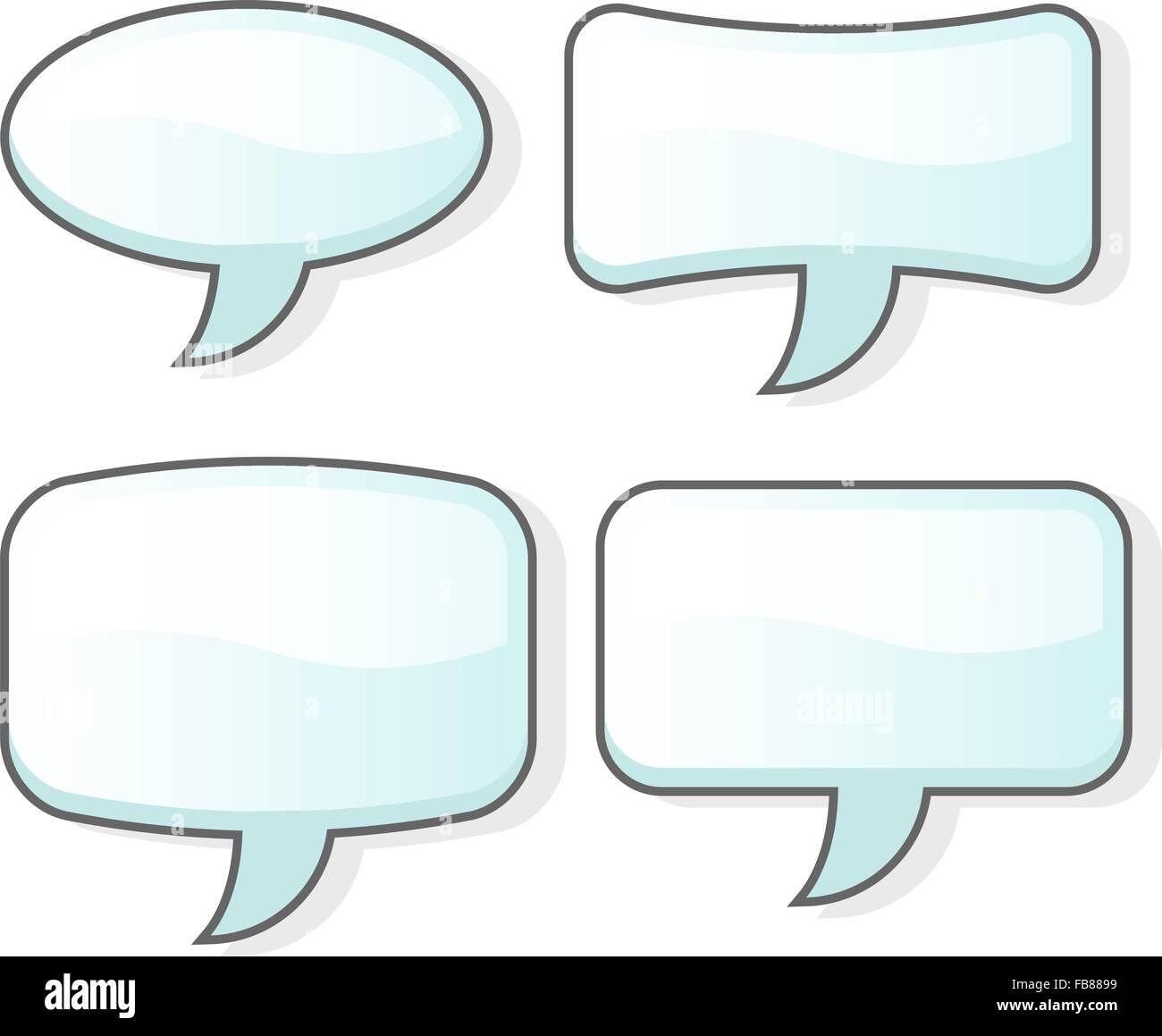 There are four word bubbles here. They are great for having a ...
