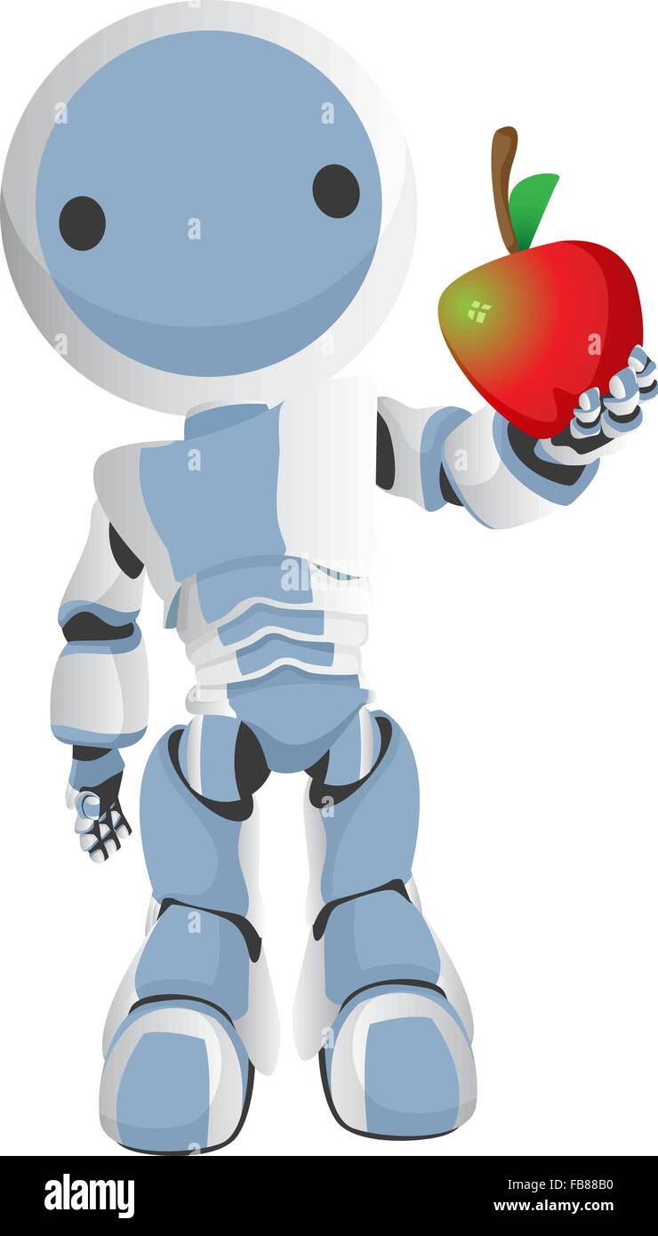 Robot hand fruit Stock Vector Images - Alamy