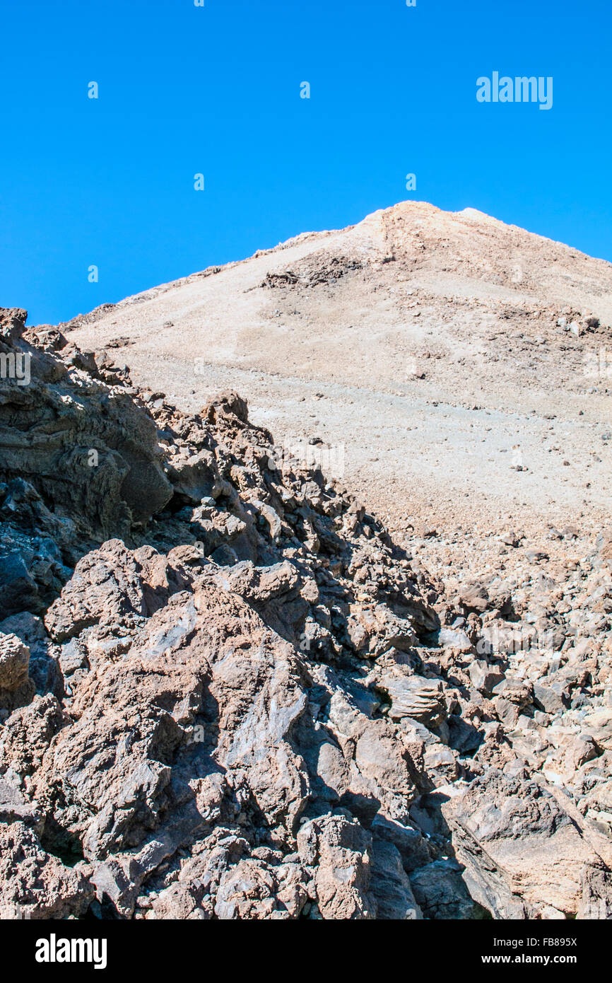 Cliff created after volcano eruptionThe removed rocks the remains of ...