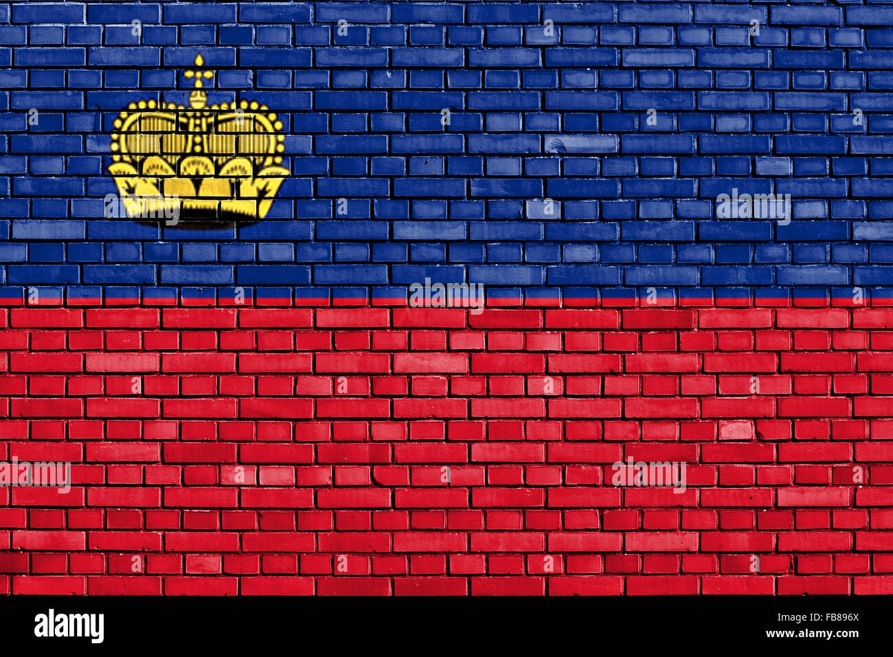 Flag of liechtenstein hi-res stock photography and images - Alamy