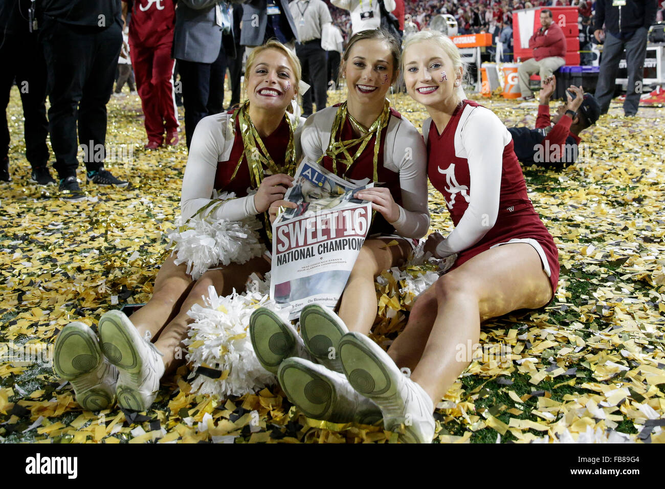 Alabama cheerleaders hi-res stock photography and images - Alamy