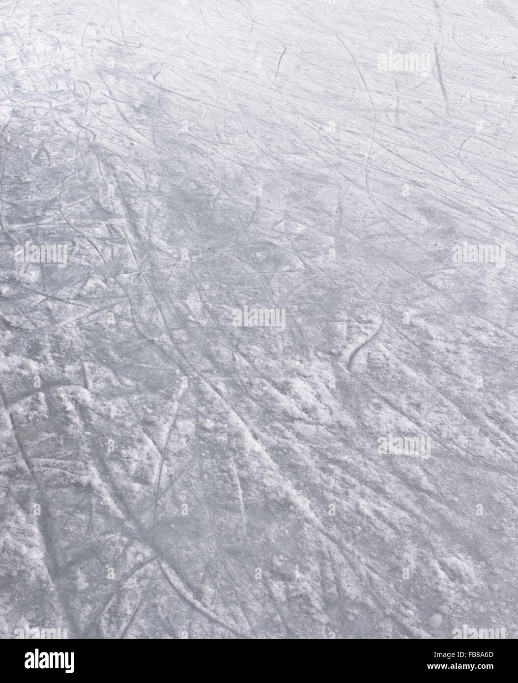 Rink surface abstract background with trace of skates Stock Photo - Alamy