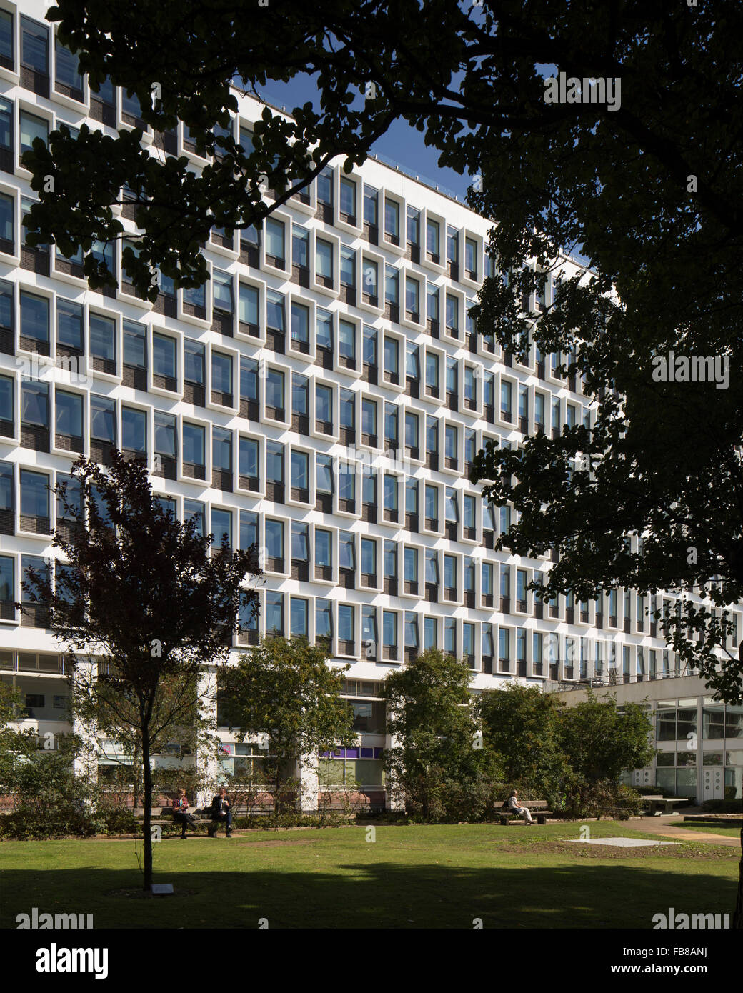 Oblique view of south facade. Cockcroft Building, University of ...