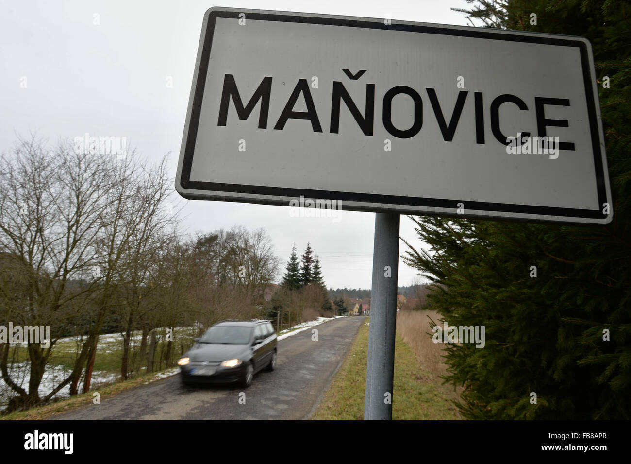 Hundreds of people protest against Czech nuclear waste repository Stock ...
