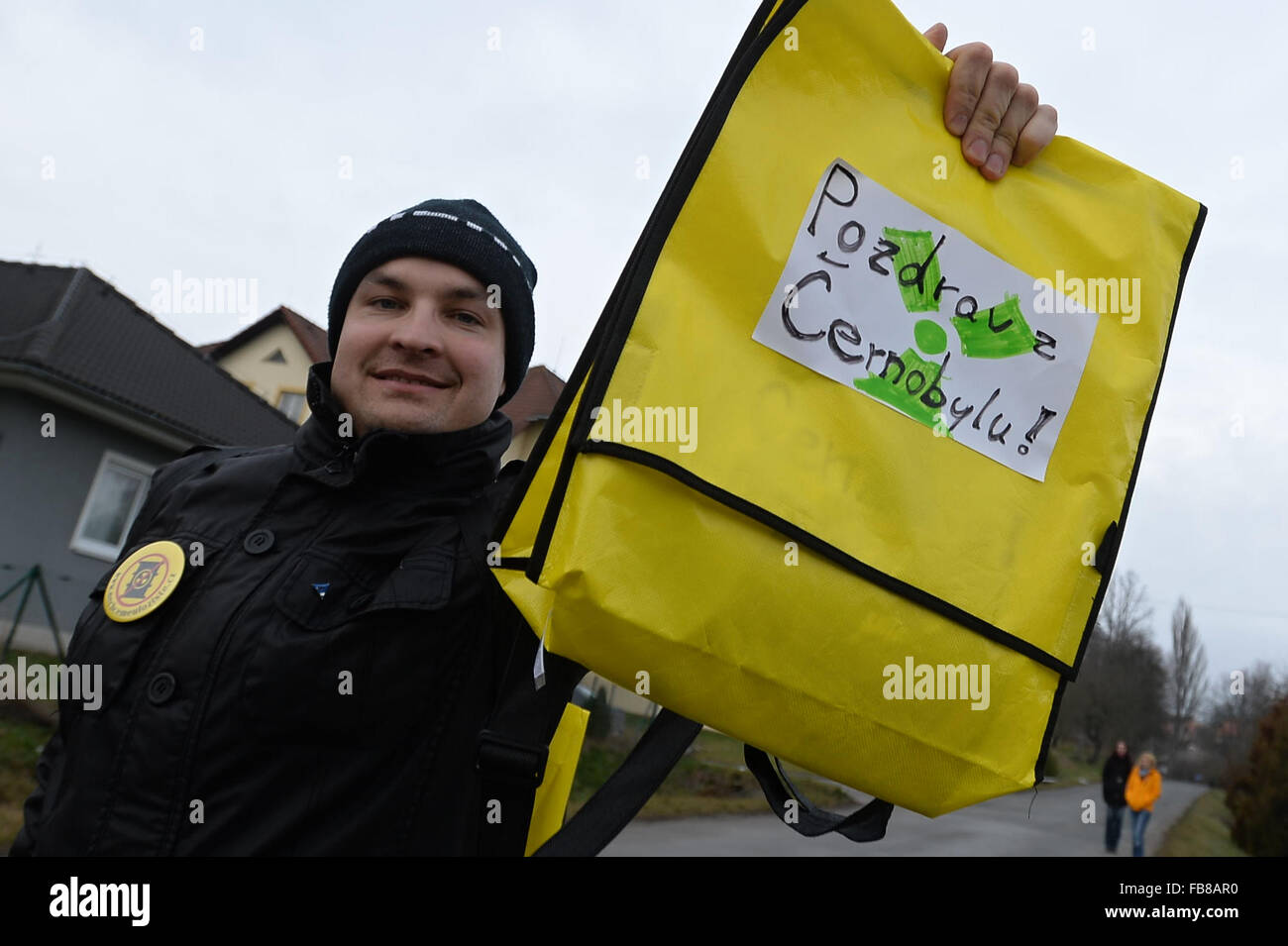 Hundreds of people protest against Czech nuclear waste repository Stock ...