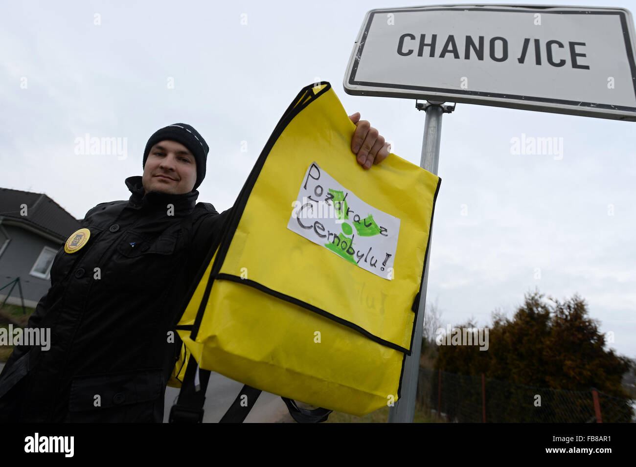 Hundreds of people protest against Czech nuclear waste repository Stock ...